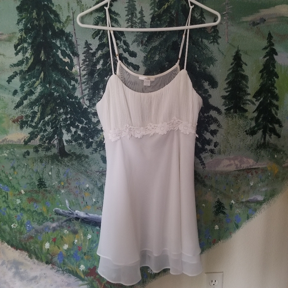 FLORA | Intimates & Sleepwear | Flora Negligee Nightie Mesh Thin Straps ...